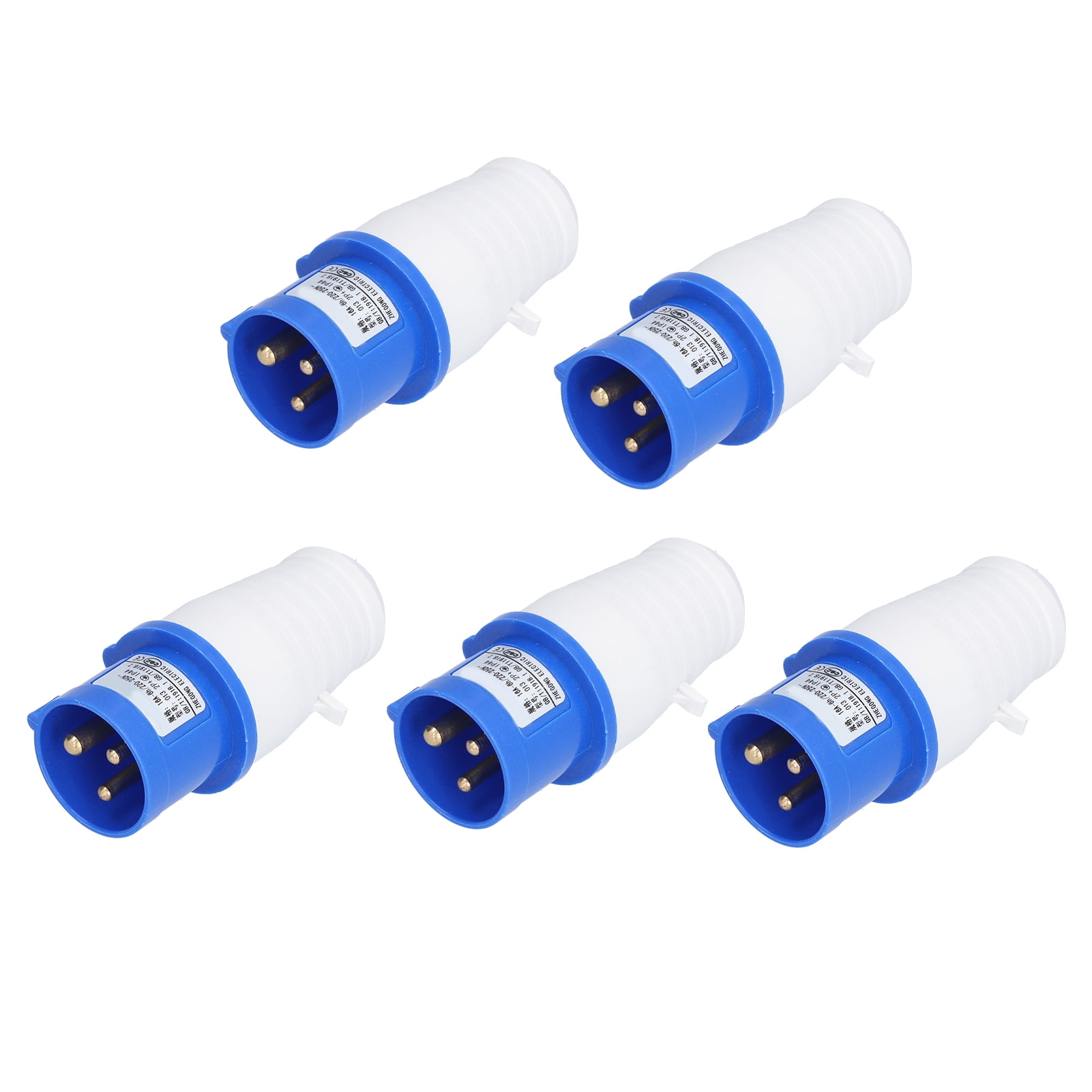 Conectores de alimentación de 3 pines conector industrial 2P+E con ...