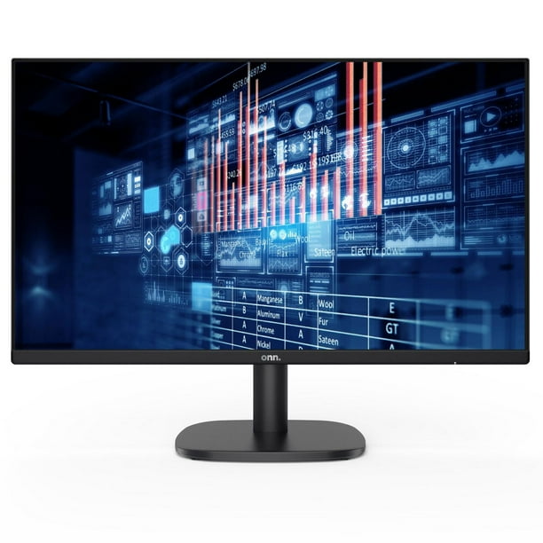 onn. 22 in/55.9 cm FHD 1080p 100Hz LED Bezel-less Monitor, 100140681 ...