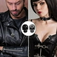 Skull Rivet Studs Stylish Skull Head Button Screws with Drilling Tool ...