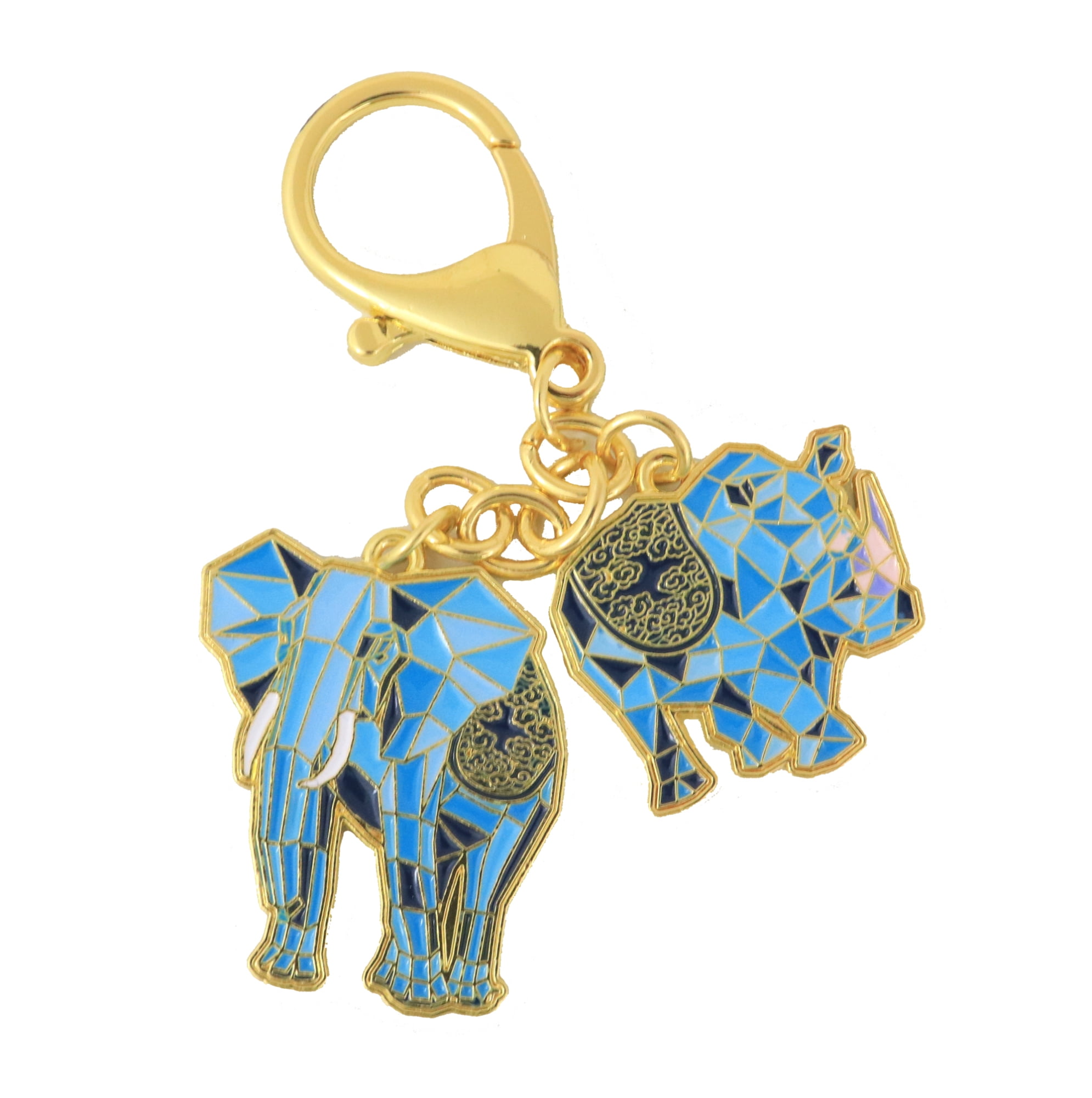 Feng Shui Royal Elephant & Cosmic Rhino Amulet - Walmart.com