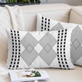 Boho Modern Throw Pillow Cover 20 x 36 Inch Decorative Pillow Cover ...