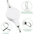 4Pcs Retractable Plant Pulley Hanging Basket Hooks with Ceiling Hooks ...