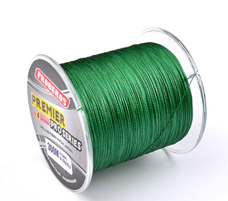 300M Strong PE Braided Fishing Line Multifilament Fishing Rope 4 ...