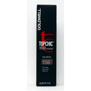 Goldwell Topchic 7nn Hair Color, Permanent Alkaline with Protein, 2.03 ...