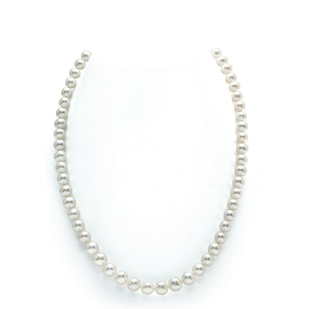 The Pearl Source The Pearl Source 14k Gold 7 8mm Aaa Quality White