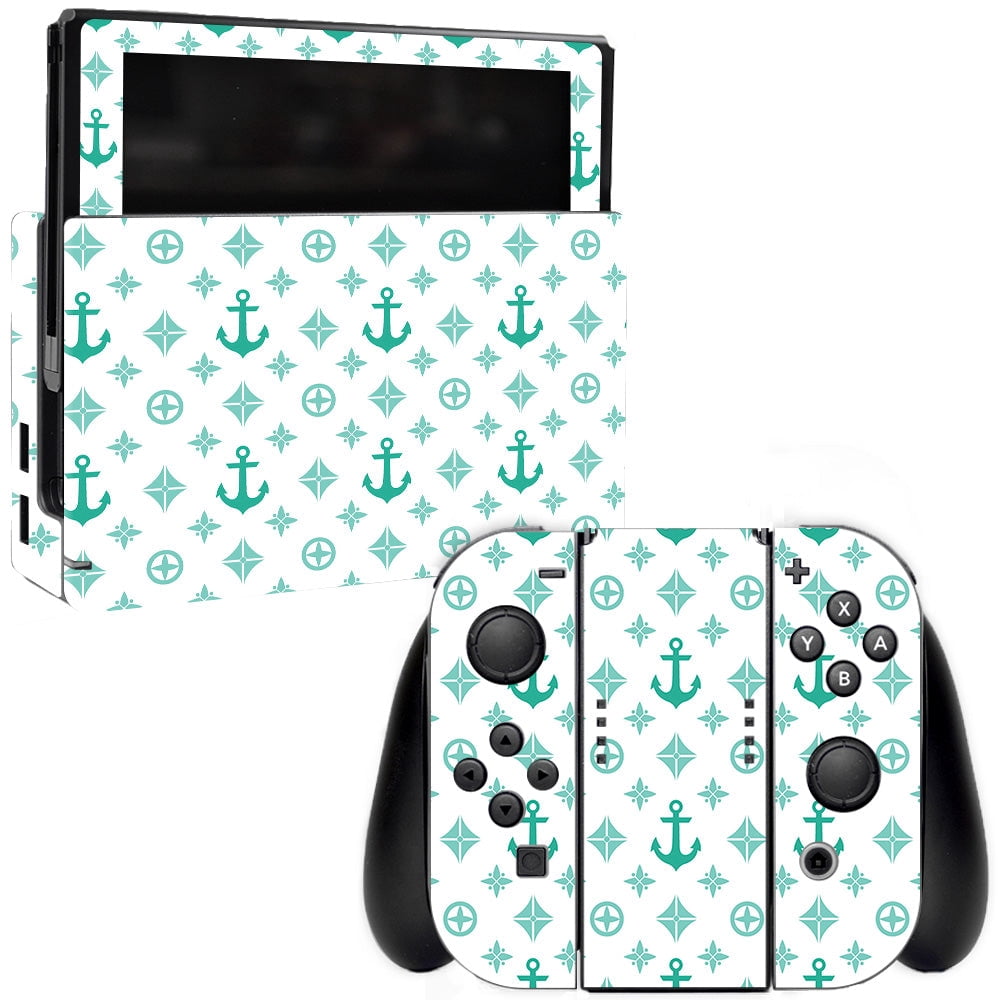 Skin Decal Wrap Compatible With Nintendo Switch Teal Designer - Walmart.com
