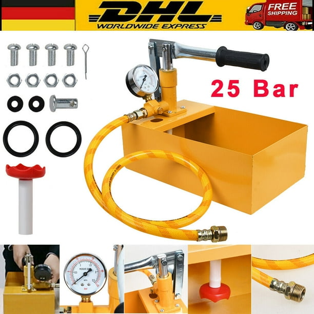 Bomba de llenado de 25 bar, bomba manual, bomba de prueba, bomba de prueba, bomba de agua para ...