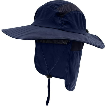Mens UPF 50+ Sun Protection Cap Wide Brim Fishing | Walmart Canada