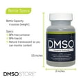 DMSO 4 oz. Plastic Bottle 99.995% Pure Low Odor Pharma Grade Dimethyl ...
