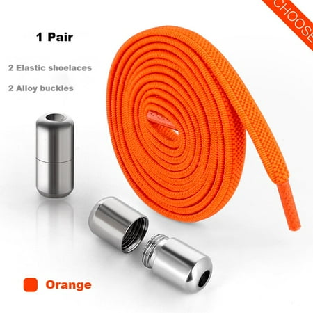 Serrure en alliage lacets de chaussures sans cravate lacets plats pour ...