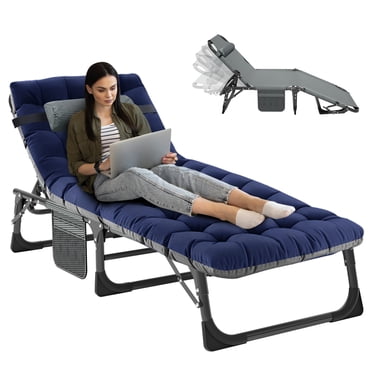 REDCAMP Folding Kids Cot with Removable Sleeping Bag, Portable Toddler ...