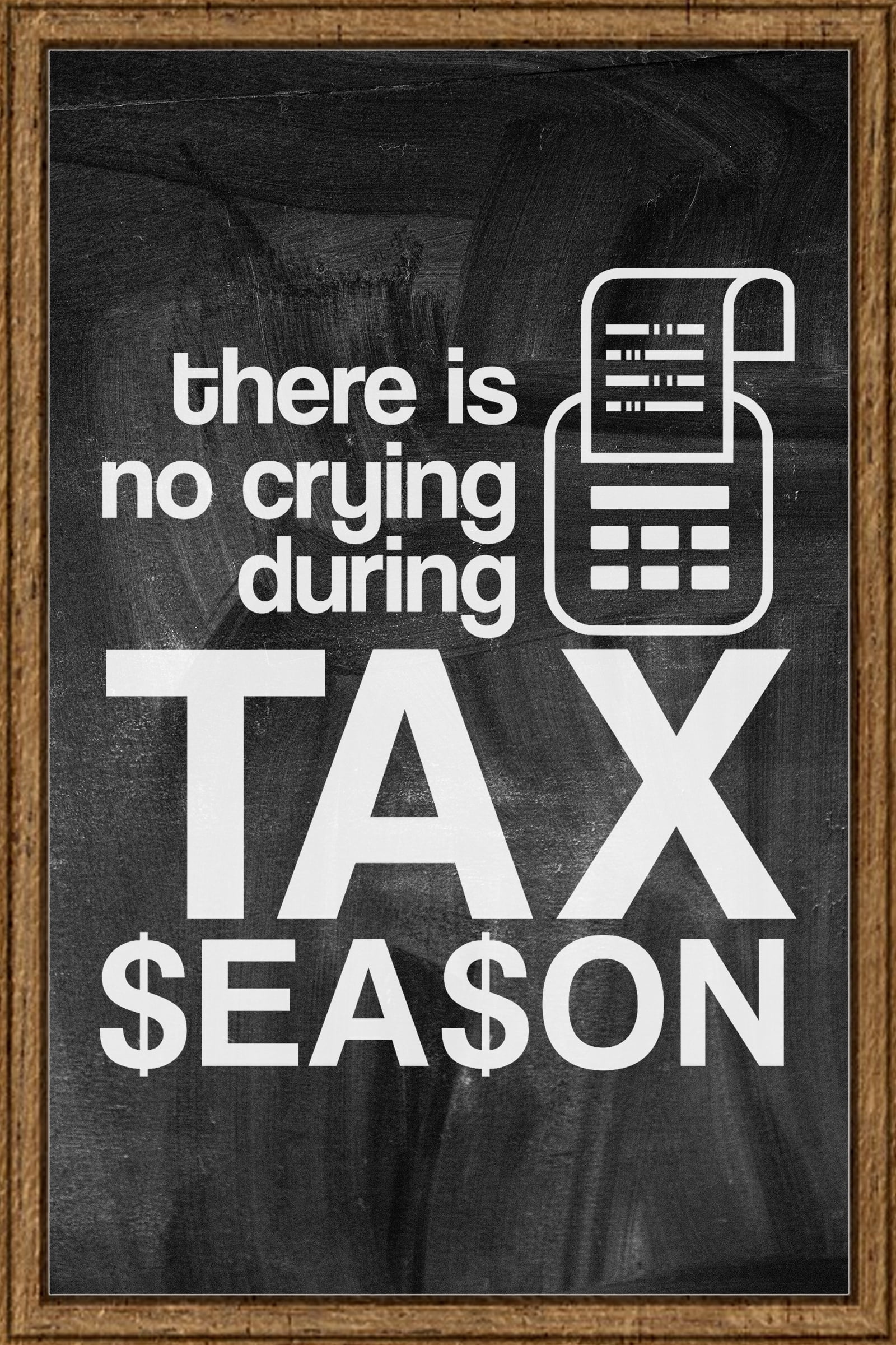 There is no crying during tax season receipt cpa accountant taxes Tin ...