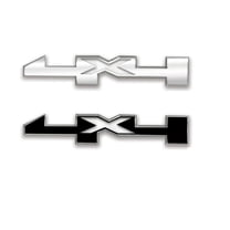 GMC SIERRA Gloss Black AT4 Emblem Inlay Decals 2019-2026 Set of 3 GM ...