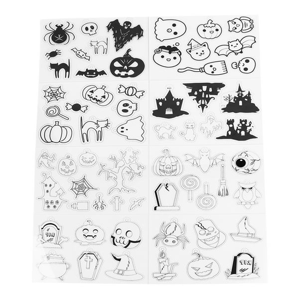 Shrink Sheetwith Pattern,8PCS BOPS Shrink Sheet Heat Shrink Sheets Heat ...