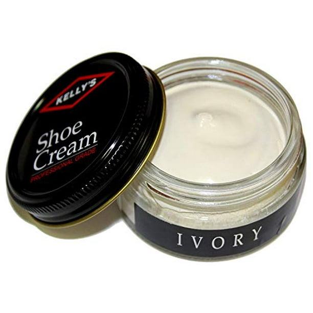 Kelly's Shoe Cream - Professional Shoe Polish - 1.5 oz - Ivory ...