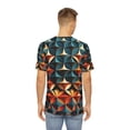 All Over Print Futuristic Geometric Pattern Bold Modern Sleek Art ...