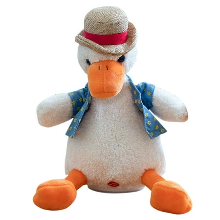 Talking Plush Duck Dog Toy Singing Music Repeat Recording Dance Toy ...