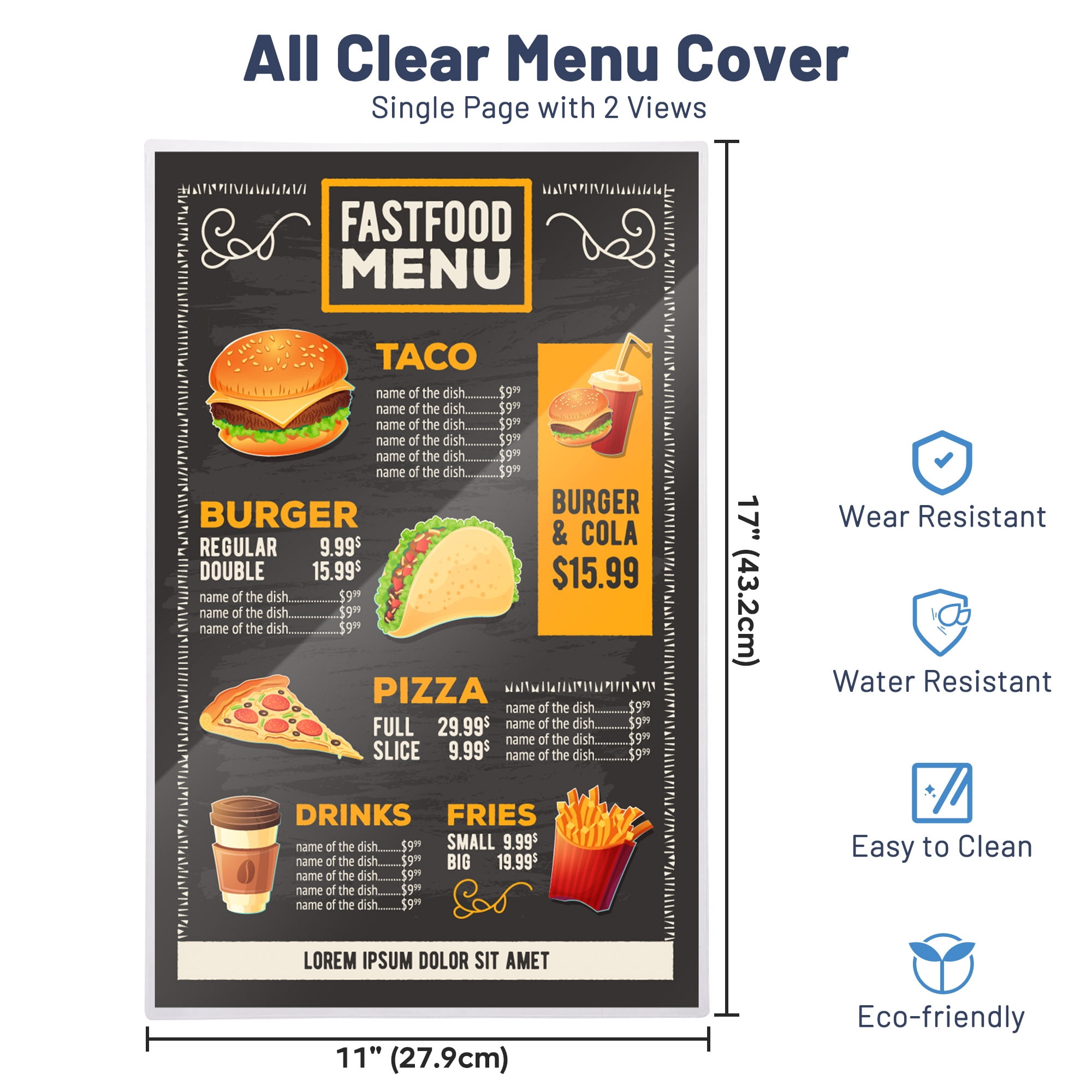 Menu Cover Design