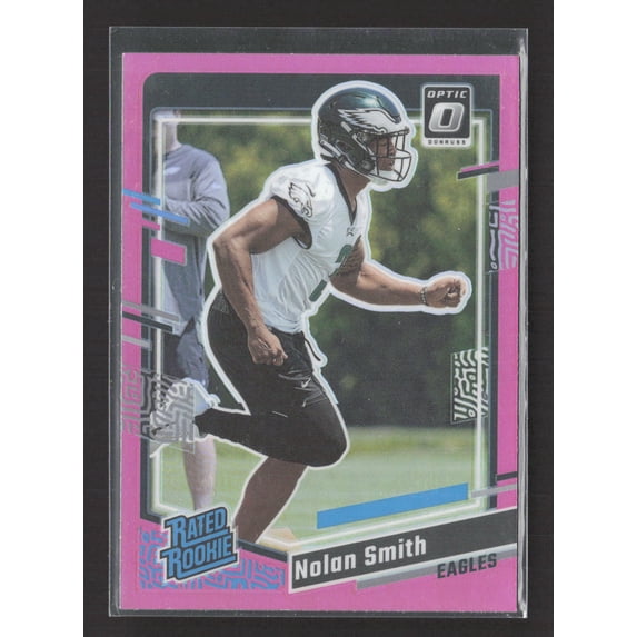 2023 Panini Donruss Optic Prizm Nolan Smith #382 Pink Velocity ...