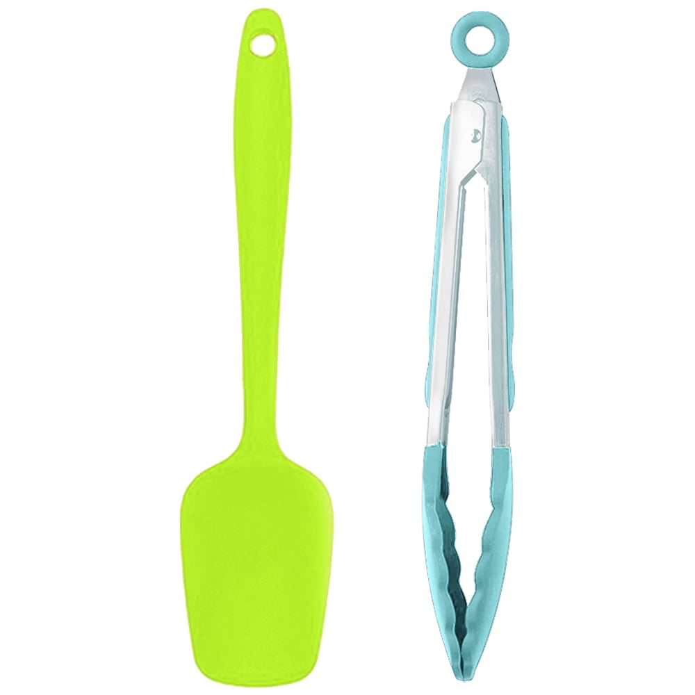 2 Pc Kitchen Utensil Set, Easy to Clean Silicone Kitchen Utensils ...
