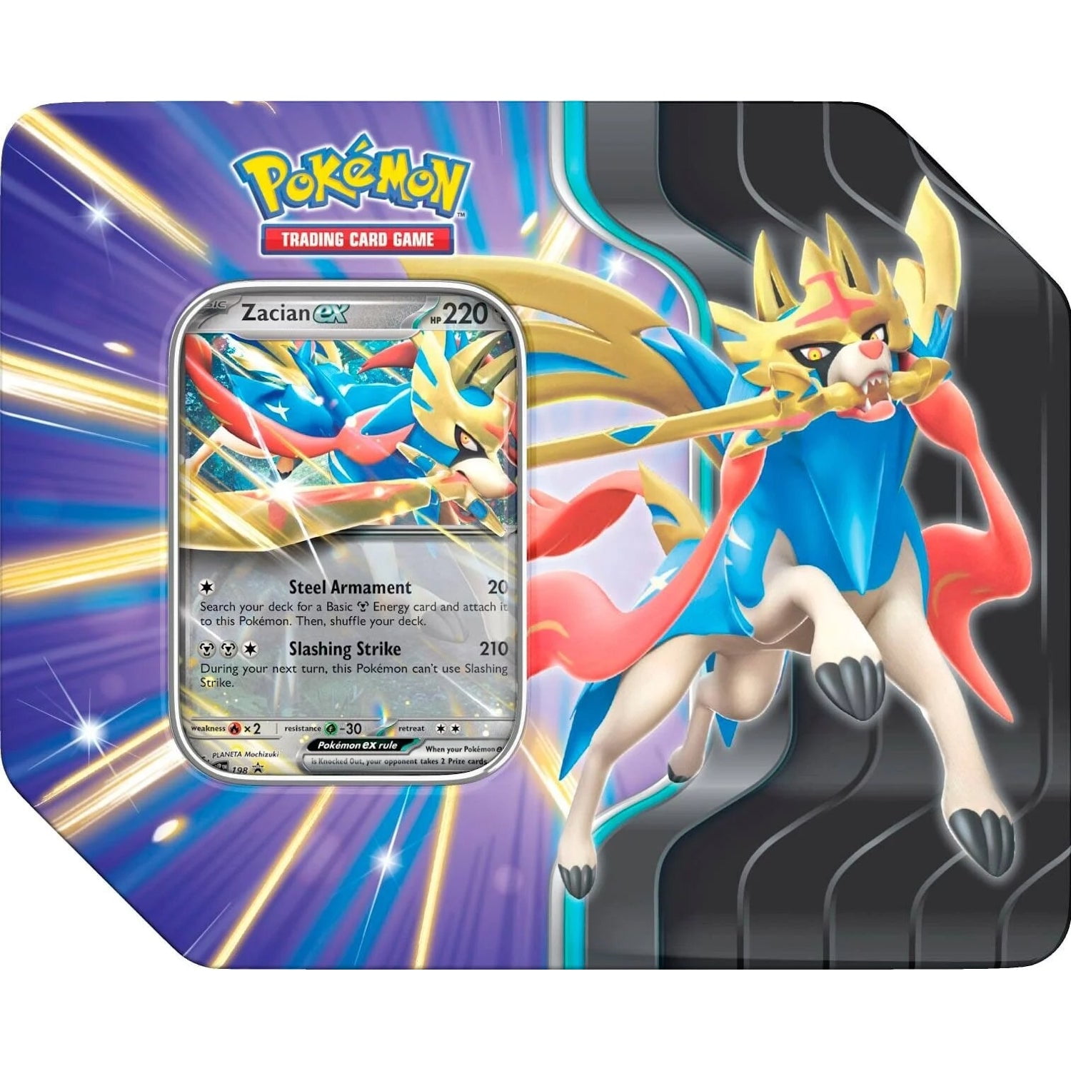 Click here for Pokémon Pokemon Tcg: Slashing Legends Tin - Zacian prices