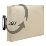 Outdoor Flat Screen TV Cover 30"-85", 600D Waterproof Weatherproof ...