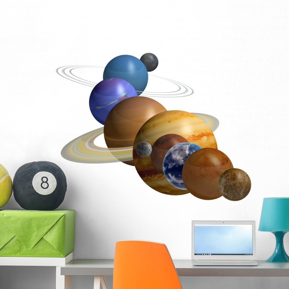Planets Wall Decal Sticker by Wallmonkeys Vinyl Peel and Stick Graphic ...