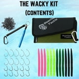 Reaction Tackle Wacky Rig Worm Kit for Wacky Rigging Plastic Worms ...