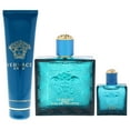 Versace Versace Eros , 3 Pc Gift Set 3.4oz EDT Spray, 0.17oz EDT Spray ...