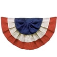 Burlap Patriotic Red, White & Blue Bunting - Rustic Americana - Walmart.com