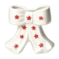 Bow Shaped Ceramic Vase, Multifunctional Desk Pen Holder Vase ...