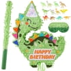 20” Tall Handcrafted Number Two Pinata Dinosaur Theme T Rex Dino Green ...