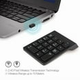ELARA- 18-Key Wireless Number Keyboard W/2.4G Usb Receiver 33Ft Range ...