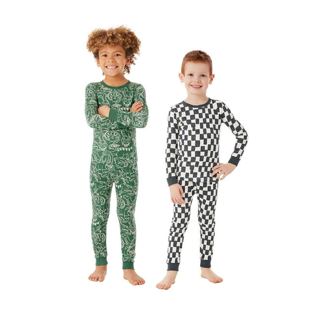 Member's Mark Boys 4-Piece Organic Cotton Pajama - Samsclub.com