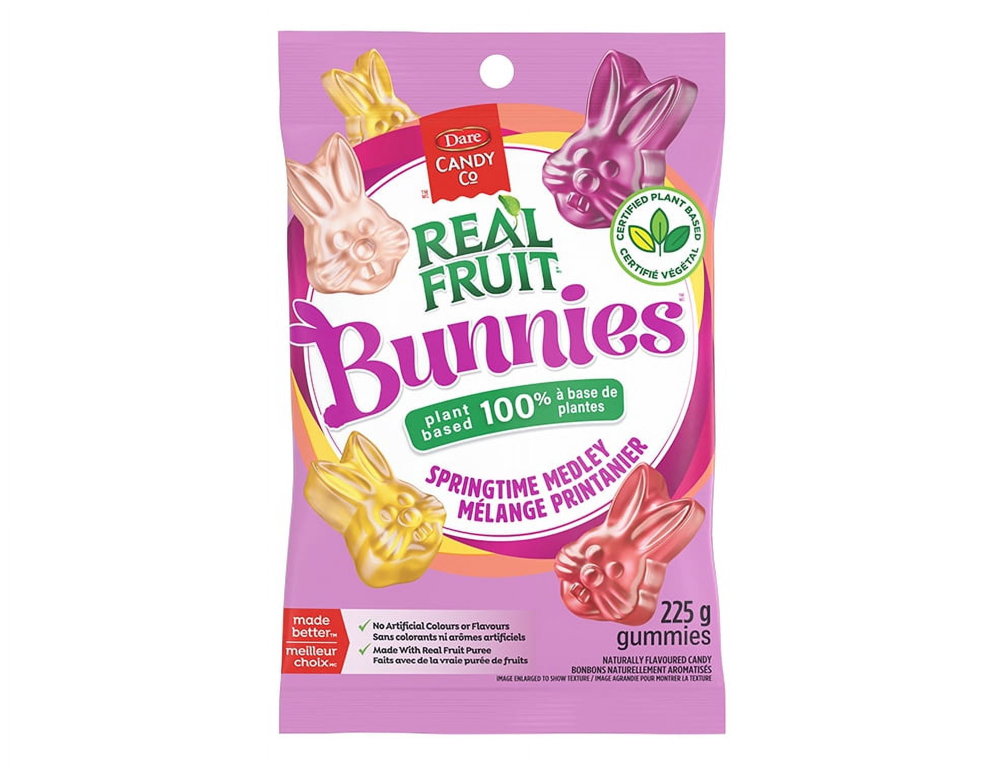 REALFRUIT Easter Bunnies Spring Medley, Dare Real Fruit Candy Plant ...