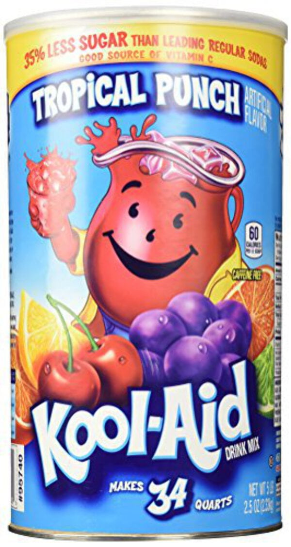 KOOL Aid Tropical Punch 34 quart, 82.5 Oz - Walmart.com