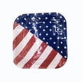 10pcs 4th July Square Disposable Paper Plates 9 Inch, Red White Blue ...