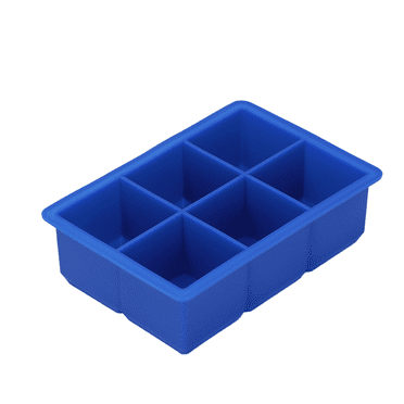 Harold Import Company Big Block Silicone Ice Cube Tray, Red - Walmart.com