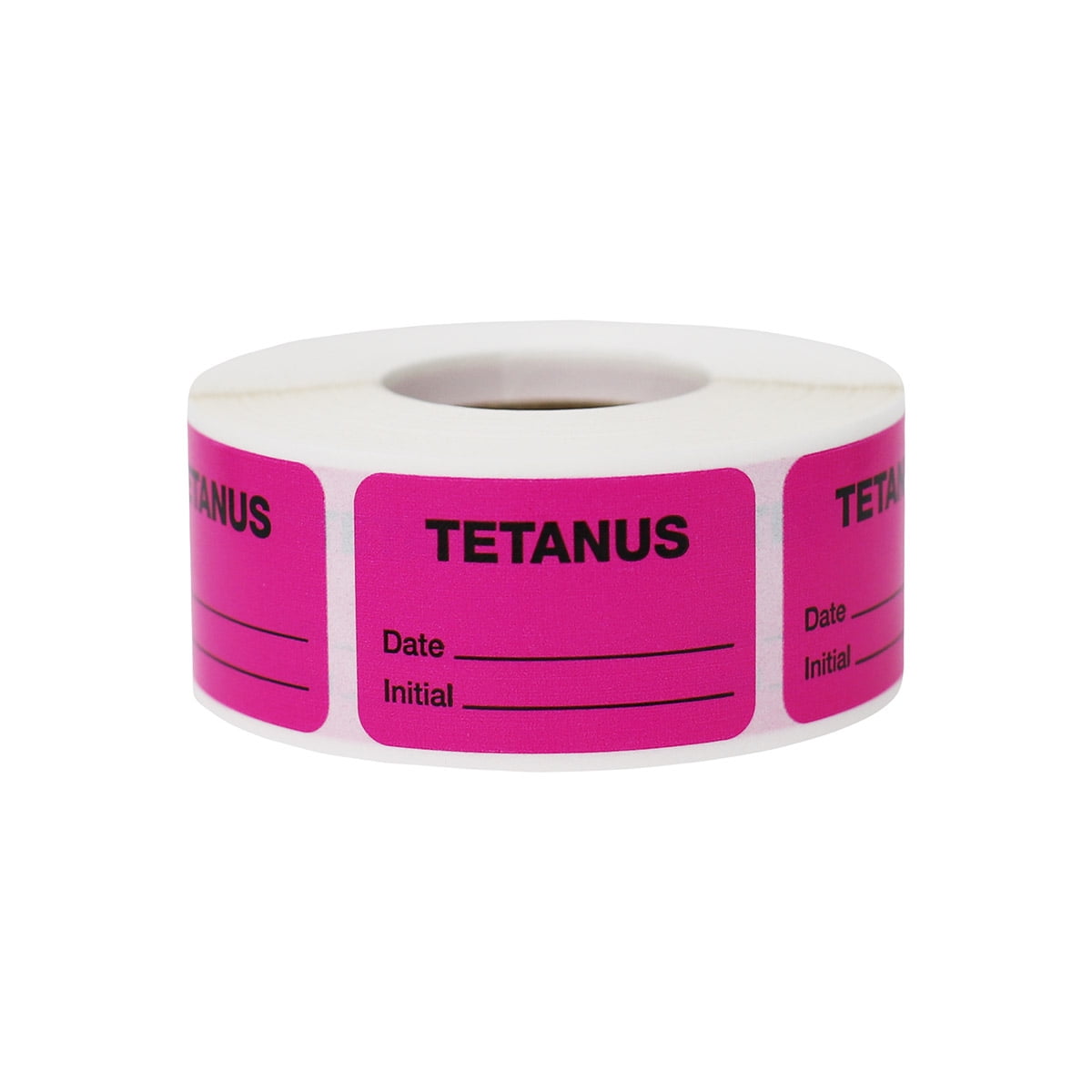 Tetanus Writable Healthcare Warning Labels | 1 x 1.5″ Rectangle - 500 ...