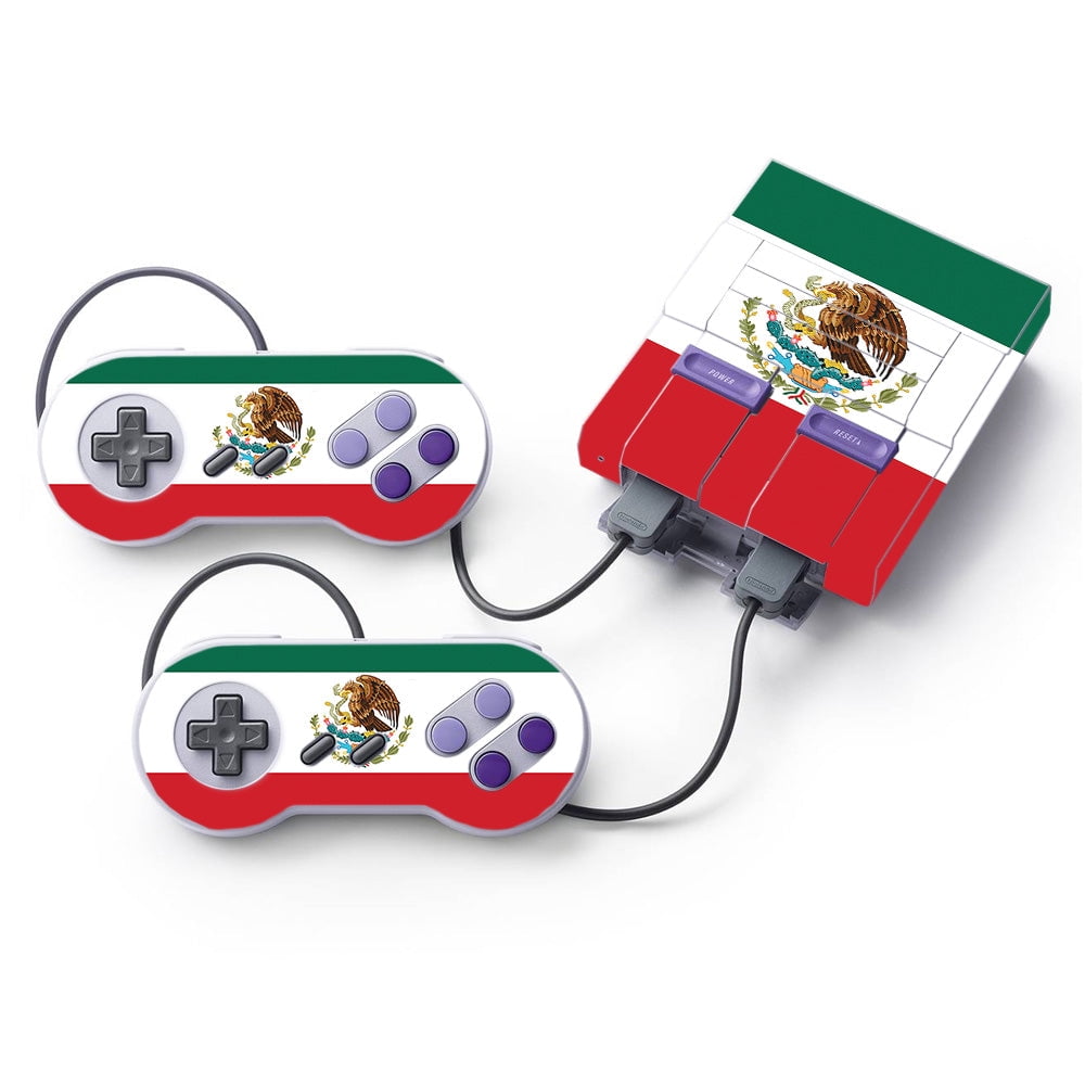 Skin Decal Wrap Compatible With Nintendo Super NES Classic Sticker ...