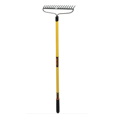 Flexrake CLA801 48 in. Handle 16 Tine Classic Bow Rake - Walmart.com