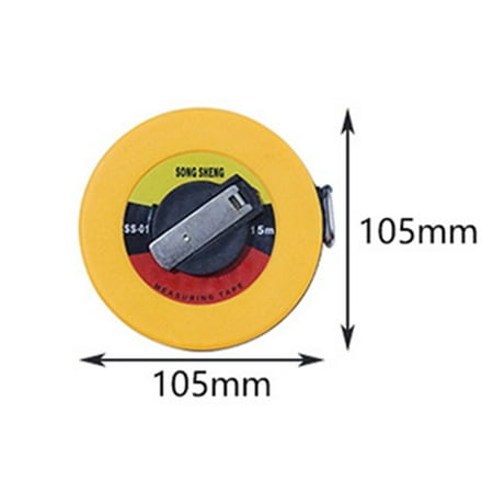 Fiberglass Tape Measure 10m/15m/20m/30m/50m Measurement Soft Ruler ...