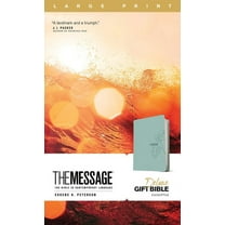 The Message Large Print: The Bible in Contemporary Language (Hardcover ...