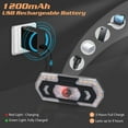 Zacro Bike Tail Light with Turn Signals, USB Rechargeable Rear Bike ...