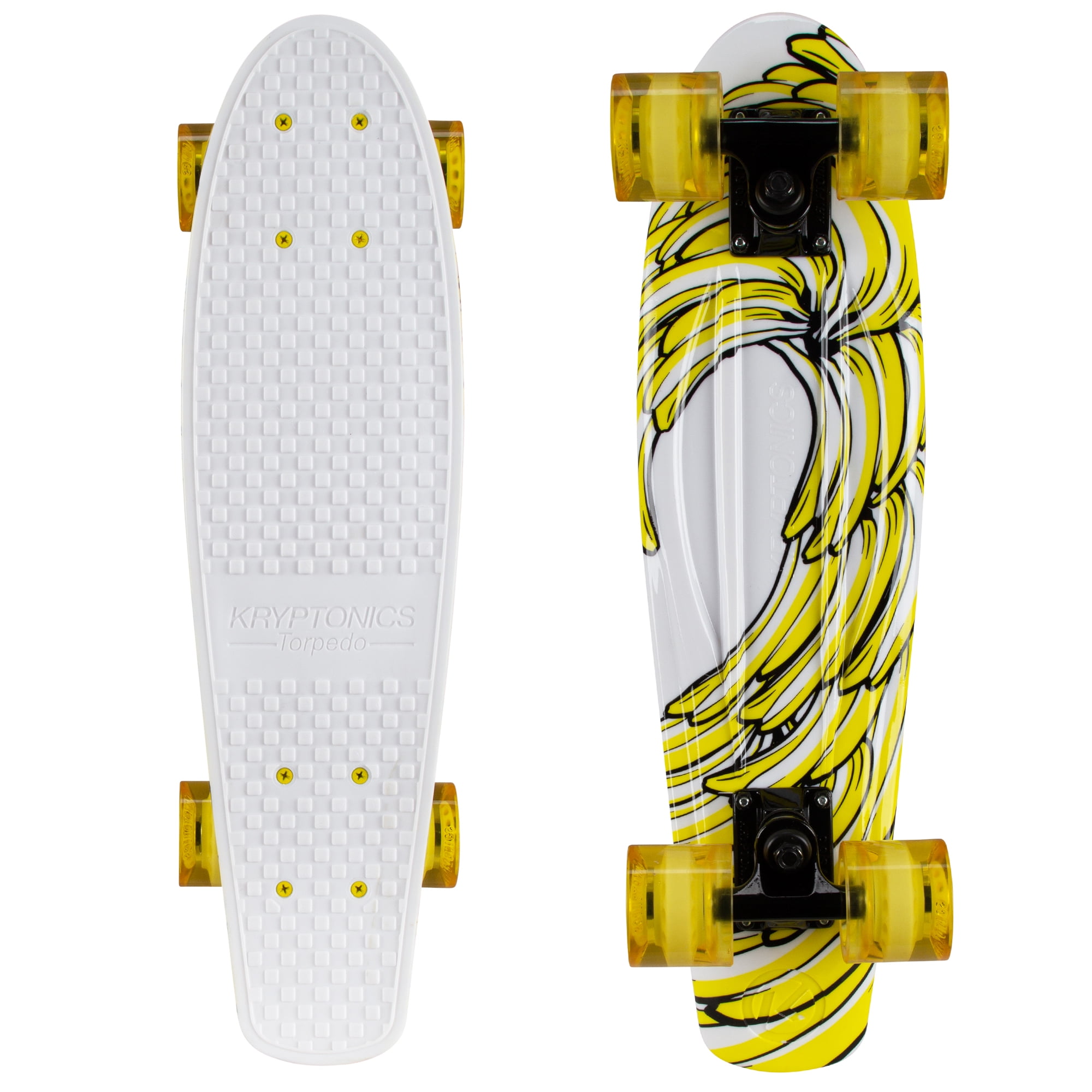 Kryptonics Original Torpedo Complete Skateboard (22.5" x 6") - Walmart.com