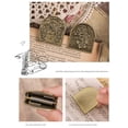 2Pcs Retro Note Paper Clip Metal Bookmarks Clip Scrapbooking Page Clamp ...