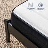 Brooklyn Bedding Select 8" Gel Memory Foam Hybrid Mattress, Twin XL ...