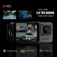 Dual Lens Dash Cam 1080P Front + 720P Interior with IR Night Vision ...