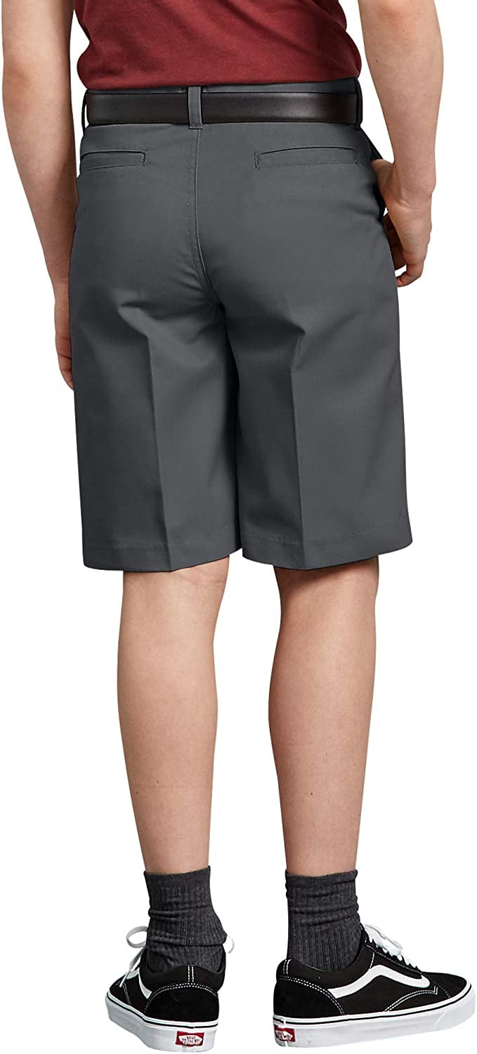 Buy Genuine Dickies Boys School Uniform Flex Waist Flat Front Shorts ...