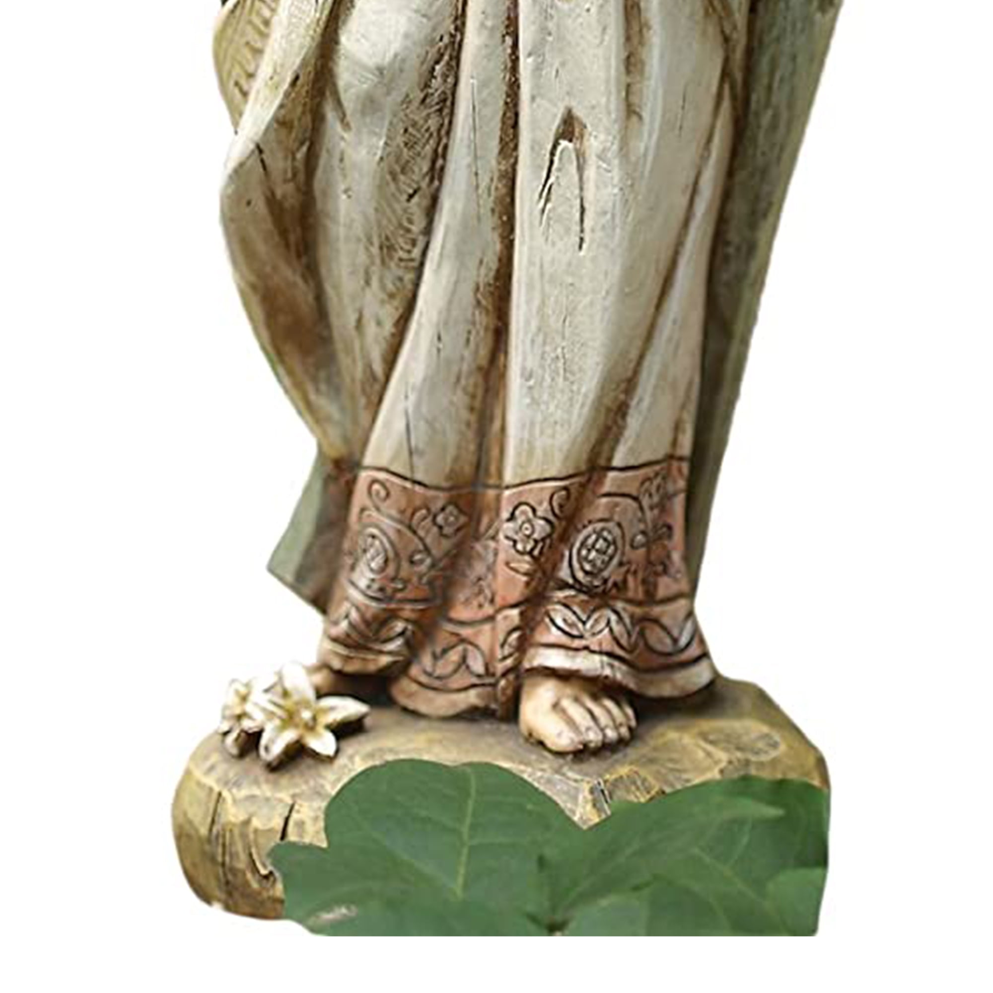 Buy Napco Resin Blessed Virgin Mary Mother Madonna Lilies Garden Statue